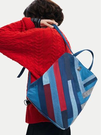 Desigual Rucksack 24WAKD02 Blau
