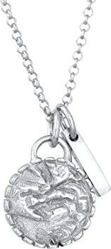 Elli Collier Femme Pendentif plaquette Bâton Vintage en argent sterling 925