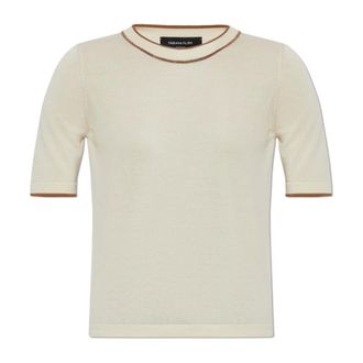 Fabiana Filippi Femme, Pulls, Beige, Taille: 34 FR Cotton Sweater