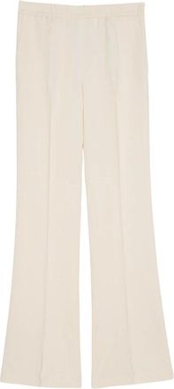 Twinset Femme, Pantalons, Beige, Taille: 44 FR Wide Satin Pantalons