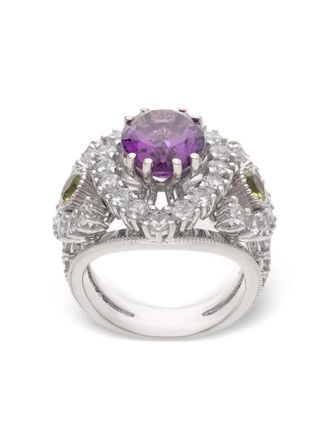 Dolce & Gabbana Eleganza Ring mit Steinen - Silber