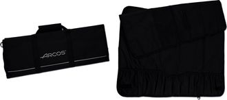 Arcos Messer Roll Bag - Messer Rolltasche zu 12 St&uuml;ck - 100% Polyester 730 x 510 mm - Farbe Schwarz (Messer Nicht ENTHALTEN)