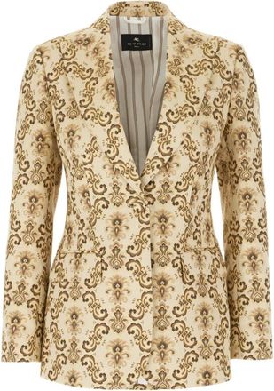 Etro Femme, Vestes, Multicolore, Taille: 36 FR Blazer Jacquard Graphique