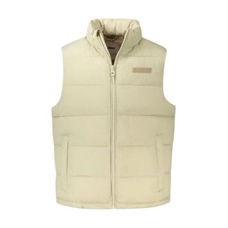 Guess Homme, Vestes, Beige, Taille: XS Veste Beige en Polyamide Moderne
