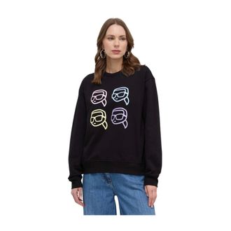 Karl Lagerfeld Femme, Sweatshirts et sweats &agrave; capuche, Noir, Taille: 38 FR SweaT-shirts