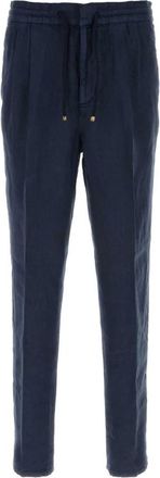 Brunello Cucinelli Homme, Pantalons, Bleu, Taille: 3XL Pantalon avec cordon de serrage