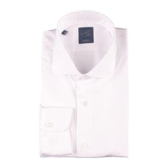 Barba Homme, Chemises, Blanc, Taille: M Chemise Blanche Col