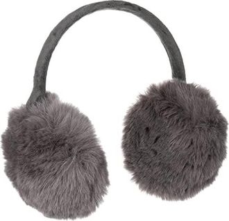 Mcburn One Couleur Fourrure Artificielle Cache-oreilles pour Femme - Hiver Automne-Hiver, gris, taille unique