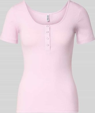 Pieces Slim Fit T-Shirt aus Bio-Baumwoll-Mix Modell KITTE