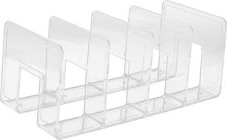 Artibetter Bücher und Aktenregal 4 Stück mit Unabhängigen Fächern Dokumentenhalter für Schreibtisch Geeignet für Bibliothek und Arbeitszimmer