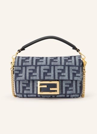 Fendi Handtasche Mini Baguette blau