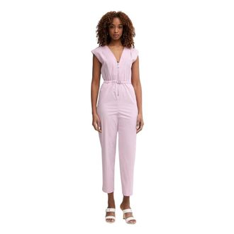 Patrizia Pepe Popeline-Jumpsuit mit G&uuml;rtel und Rei&szlig;verschluss - - Jumpsuits & Playsuits - Damen - Rosa - M