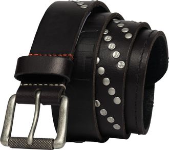 Superdry Herren Goods Gürtel mit Logo-Schnalle Schwarz M