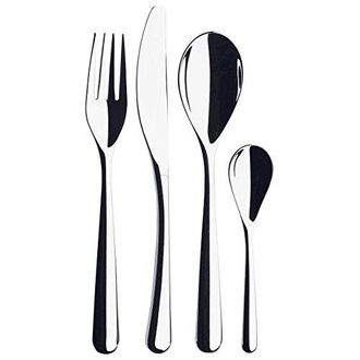 iittala 1009839 Piano 24 teiliges Tafelbesteck, Silber, 43.7 x 25.7 x 5 cm, 1 Einheiten