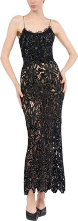 Roberto Cavalli Femme, Robes, Noir, Taille: 38 FR Bustier Midi Dress