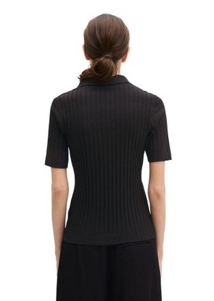 Marc O'Polo Poloshirt Pointelle slim mit TENCEL Modal