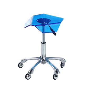 Generic Ergonomischer Sattelhocker mit Rollen, h&ouml;henverstellbarer Arbeitshocker, 220 Pfund Tragkraft, geeignet for H&auml;user, Bars und Restaurants(Color-1)
