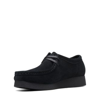 Clarks Unisex WallabeeEVOSh Shoes, Black SDE, 39.5 EU