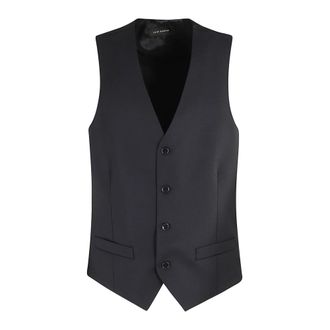 Luigi Bianchi Mantova Stylischer Gilet f&uuml;r M&auml;nner - - Suits - Herren - Blau - 2XL