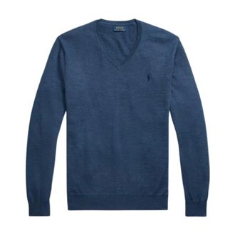 Ralph Lauren Homme, Pulls, Bleu, Taille: M maille et pulls en polyester