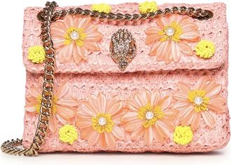 Kurt Geiger Femme, Sacs, Multicolore, Taille: ONE Size Raffia Mini Kensington Bag