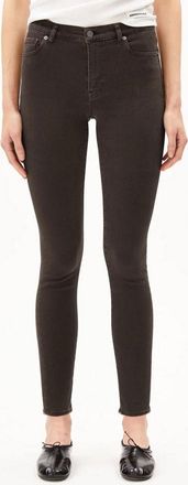 Armedangels Damen vegan Jeans Tillaa Skinny Claystone