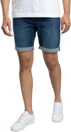 Replay Herren Jeans Shorts RBJ 901 Tapered-Fit mit Power Stretch, Medium Blue 009 (Blau), 32