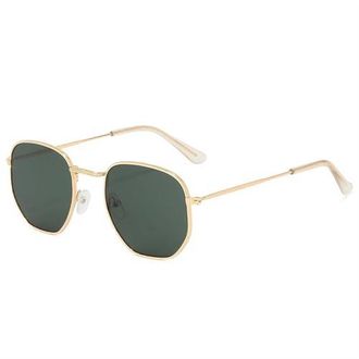 Generic Lunettes De Soleil En M&eacute;tal For Hommes Et Femmes Sport Plein Air(Green)