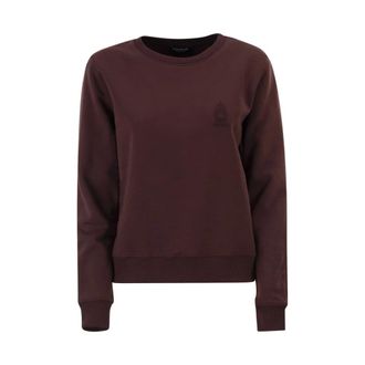 Dondup Femme, Sweatshirts et sweats &agrave; capuche, Rouge, Taille: 42 FR Crew Neck SweaT-shirt