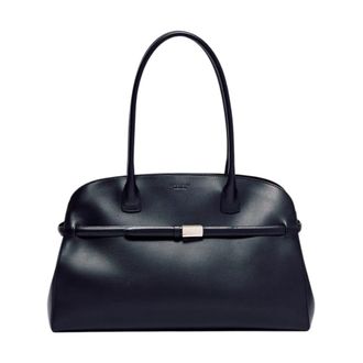 Orciani Aura Gro&szlig;e Tasche aus Glattleder - - Bags - Damen - Schwarzk - ONE SIZE