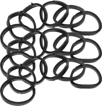 Cabilock 50 Stück Gummi unterlegscheiben für Hantelstangen Robuste Fitness zubehörringe für Krafttraining und Gym equipment Rutschfeste O ringe für Kurzhanteln