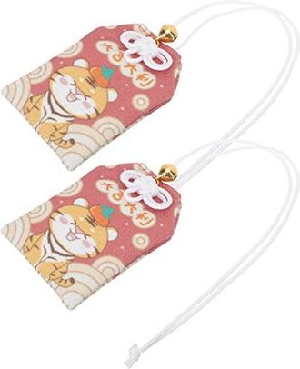 Cabilock Porte-cl&eacute;s de Voiture Uniques Pendentifs Tigre Ann&eacute;e 2022 Perles Porte-cl&eacute;s Pendentif B&eacute;n&eacute;diction Pendentif D&eacute;coratif