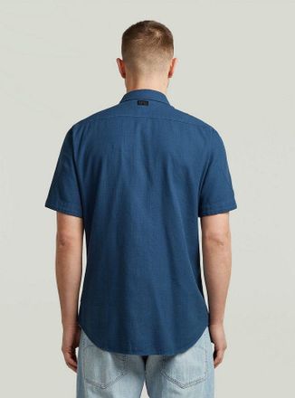 G-Star Langarmshirt Marine Slim Hemd