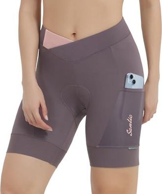 Santic Short Cyclisme pour Femme Rembourr&eacute; Short Cyclisme Femme