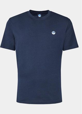 North Sails T-Shirt Bollo 692970 Dunkelblau Regular Fit