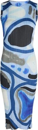 Issey Miyake Damen, Kleider, Blau, 2XLGr&ouml;&szlig;e