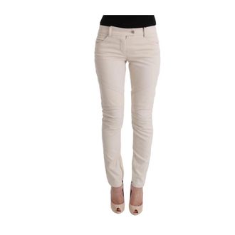 Ermanno Scervino Wei&szlig;e Slim Fit Denim Treasure - - Trousers - Damen - Wei&szlig; - M
