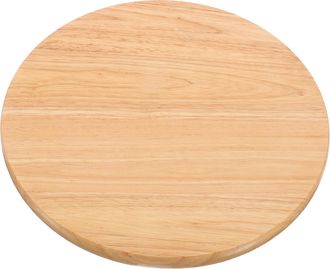 BESPORTBLE FOMIYES Ersatzsitz aus Massivholz Rund 29,5cm mit Eisenverst&auml;rkung f&uuml;r Barhocker und Kantinenst&uuml;hle Runde Holz Sitzfl&auml;che Zubeh&ouml;r f&uuml;r Esszimmer und Zu