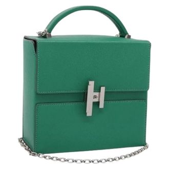 Herm&egrave;s Pre-owned Hand Bag - - Pre-owned - Damen - Gr&uuml;n - ONE SIZE