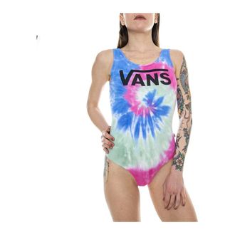 Vans Femme, Tops, Bleu, Taille: 42 FR Chaussures Tie-Dye avec Logo Imprim&eacute;