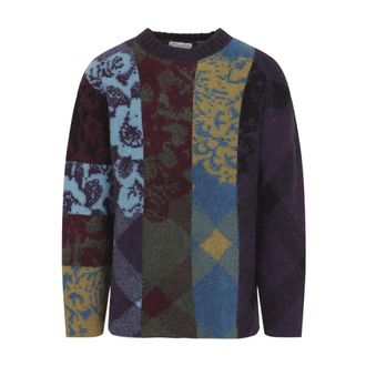 Dries Van Noten Pull Matadi - Homme - Pulls - Violet - Taille: L