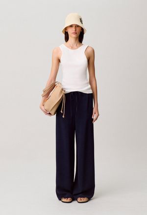 Claudie Pierlot Weite Hose Ficelle
