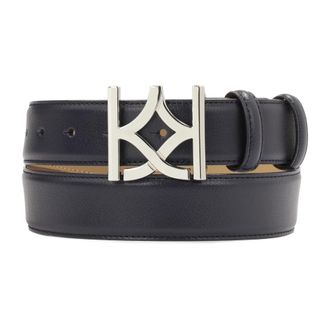 Kazar Dunkelblaues G&uuml;rtel mit dekorativer Schnalle - - Accessories - Damen - Blau - 90 CM