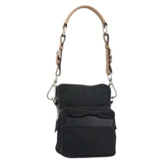 Prada Pre-owned Vintage Nylon Schultertasche - - Pre-owned - Damen - Schwarzk - ONE SIZE