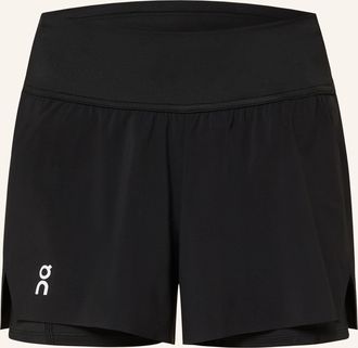 On 2-In-1-Tennisshorts Court schwarz