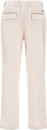 Herno Straight-Leg Wool Trousers - White
