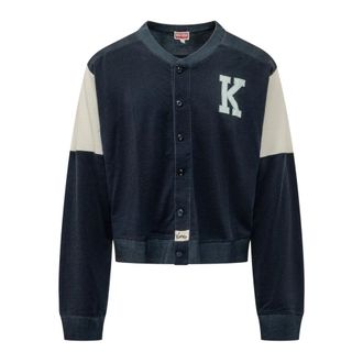 Kenzo Varsity Cardigan - - Knitwear - Herren - Blau - S