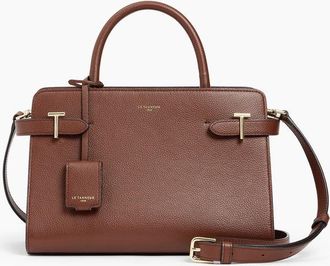 Le Tanneur Sac &agrave; main moyen mod&egrave;le Emilie en cuir grain&eacute;