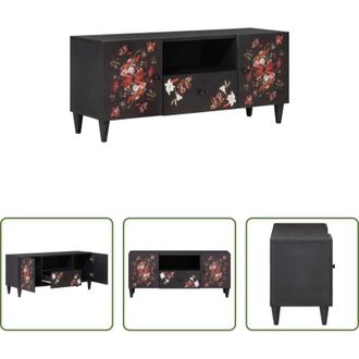 vidaXL Medienlagerung - Stauraumschr&auml;nke Mehrfarbig 105 x 33,5 x 46 cm Massivholz Mango