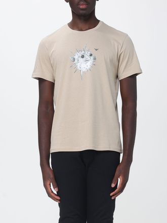 Emporio Armani T-Shirt Herren Farbe Taubengrau